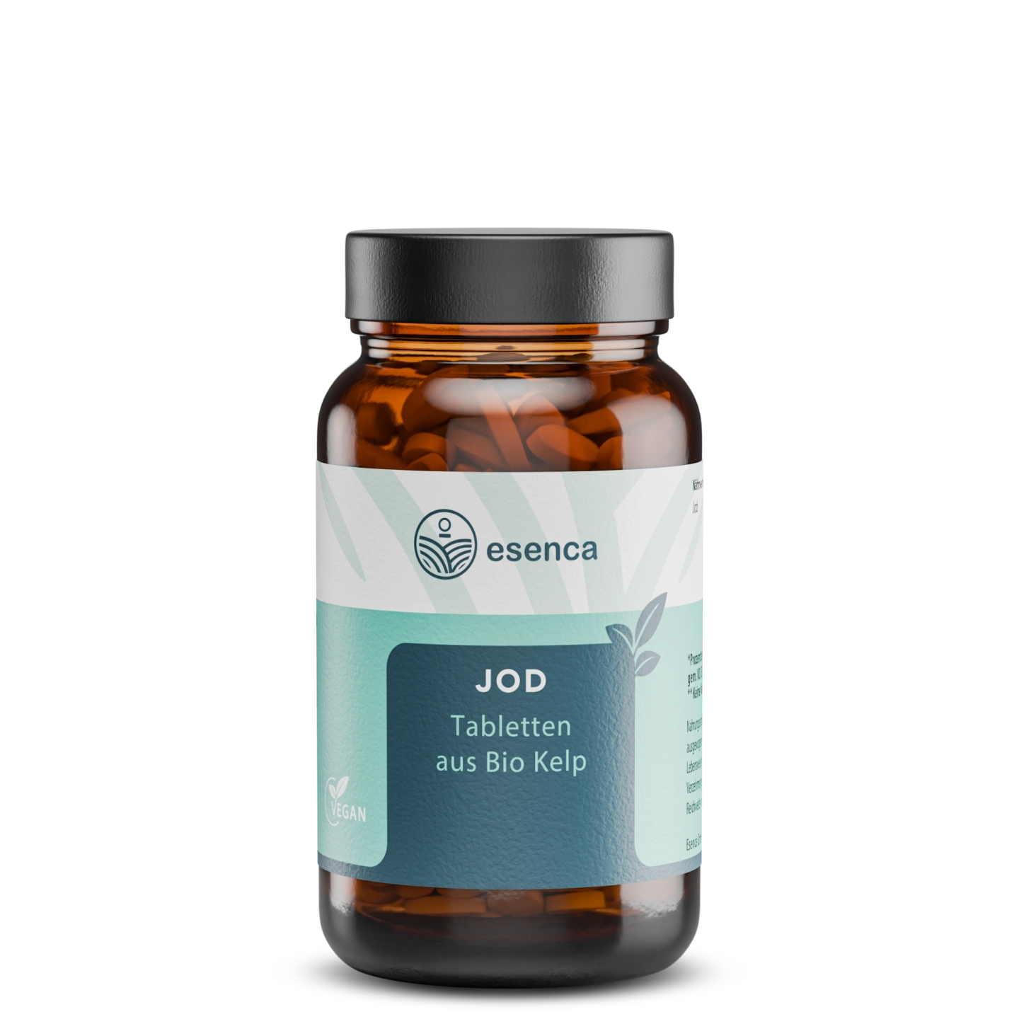 Jod Tabletten aus Bio Kelp – 365 Stück, vegan | Esenca